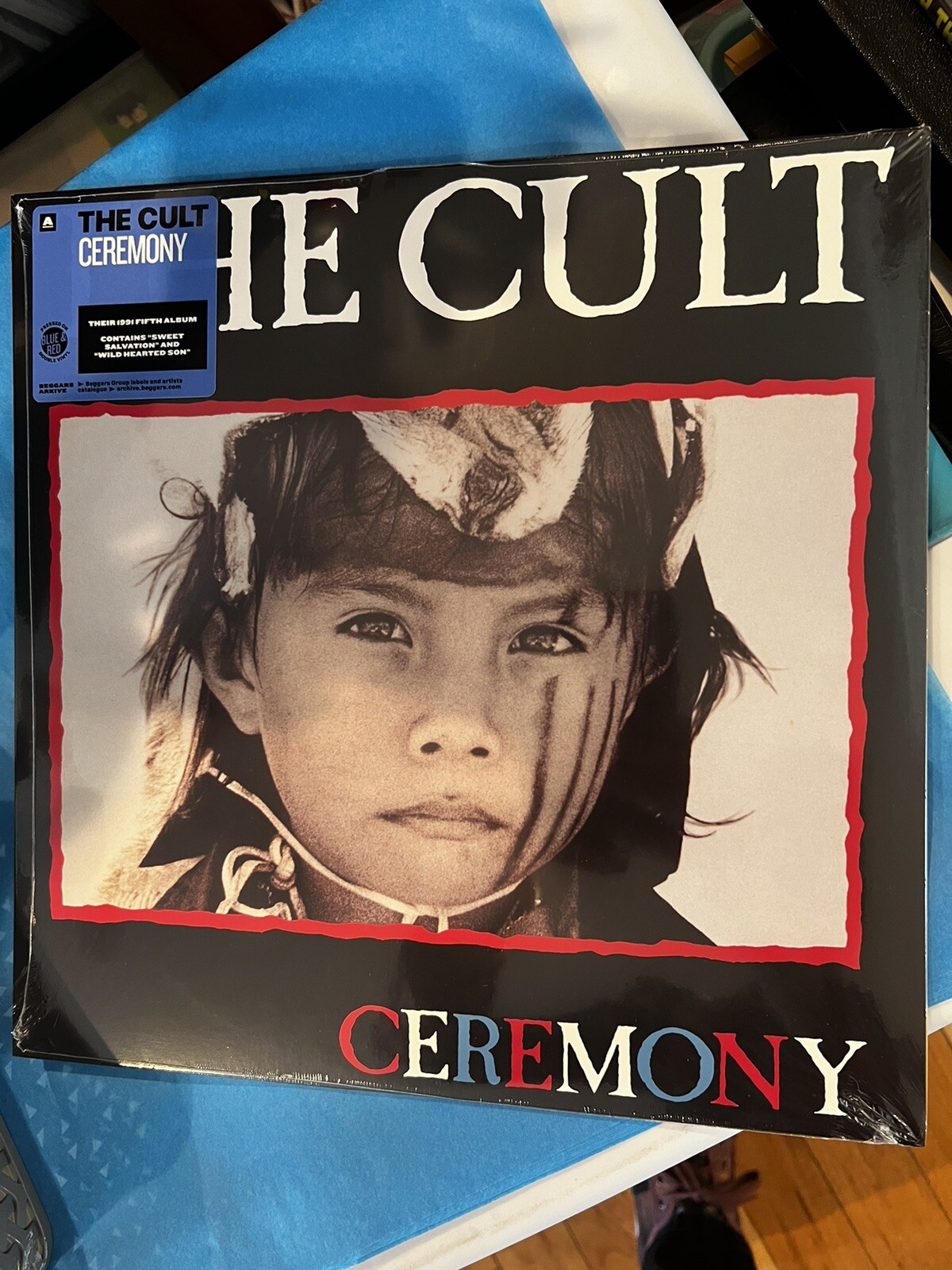 The Cult Ceremony Reissue 2LP Transparent Red Blue Vinyl NEW & SEALED ...
