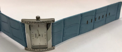 Rivado Pretty Long Ladies Watch with Simulated Stones Silvery Long ...