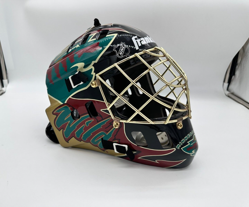 HTF FRANKLIN NHL GFM 1000 SX STREET EXTR Pro MINNESOTA WILD GOALIE MASK ...
