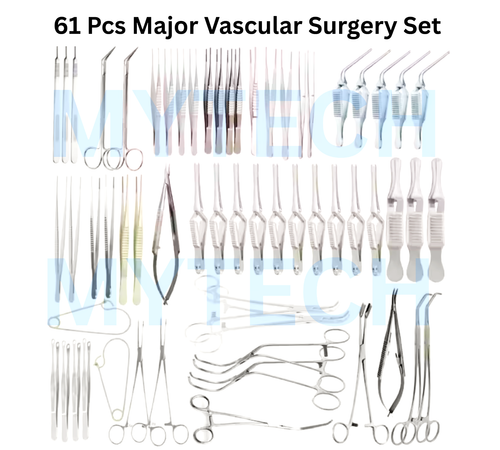 Major Vascular Surgery Set of 61Pcs Surgical Specialty Surgical ...