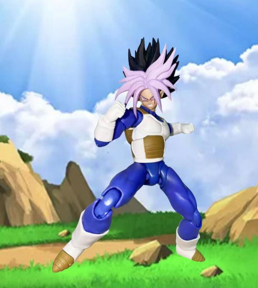 custom dragonball head for shf figure trunks super saiyan 2.0 in stock ...