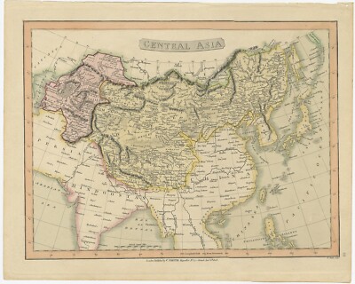 Pre-1900 - Map Of Central Asia - 2