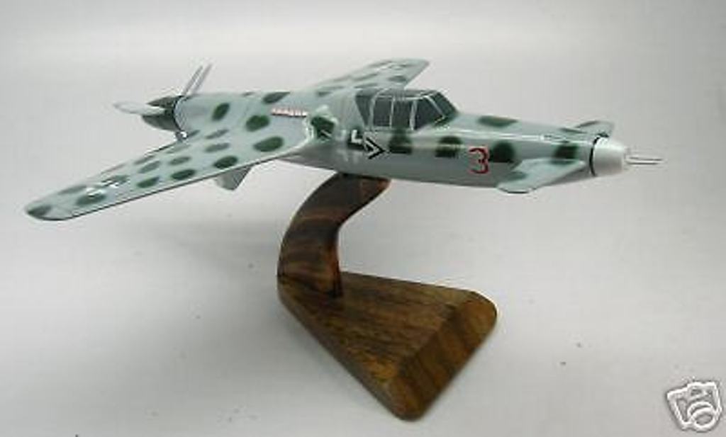 HS-P75 Henschel Military Airplane Wood Model Free Ship | eBay