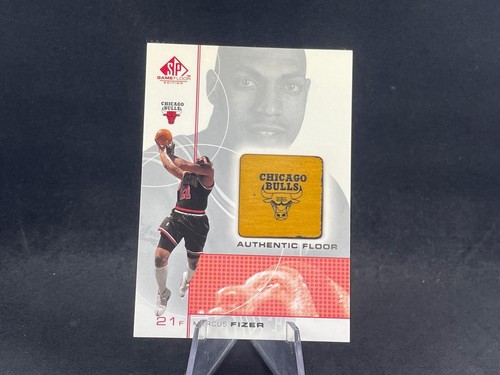2000-01 UPPER DECK SP GAME FLOOR MARCUS FIZER #FI AUTHENTIC FLOOR RELIC ...
