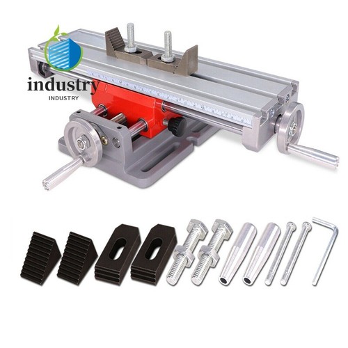 X Y Axis Bench Cross Slide Table Aluminium Milling Drilling Fixture ...