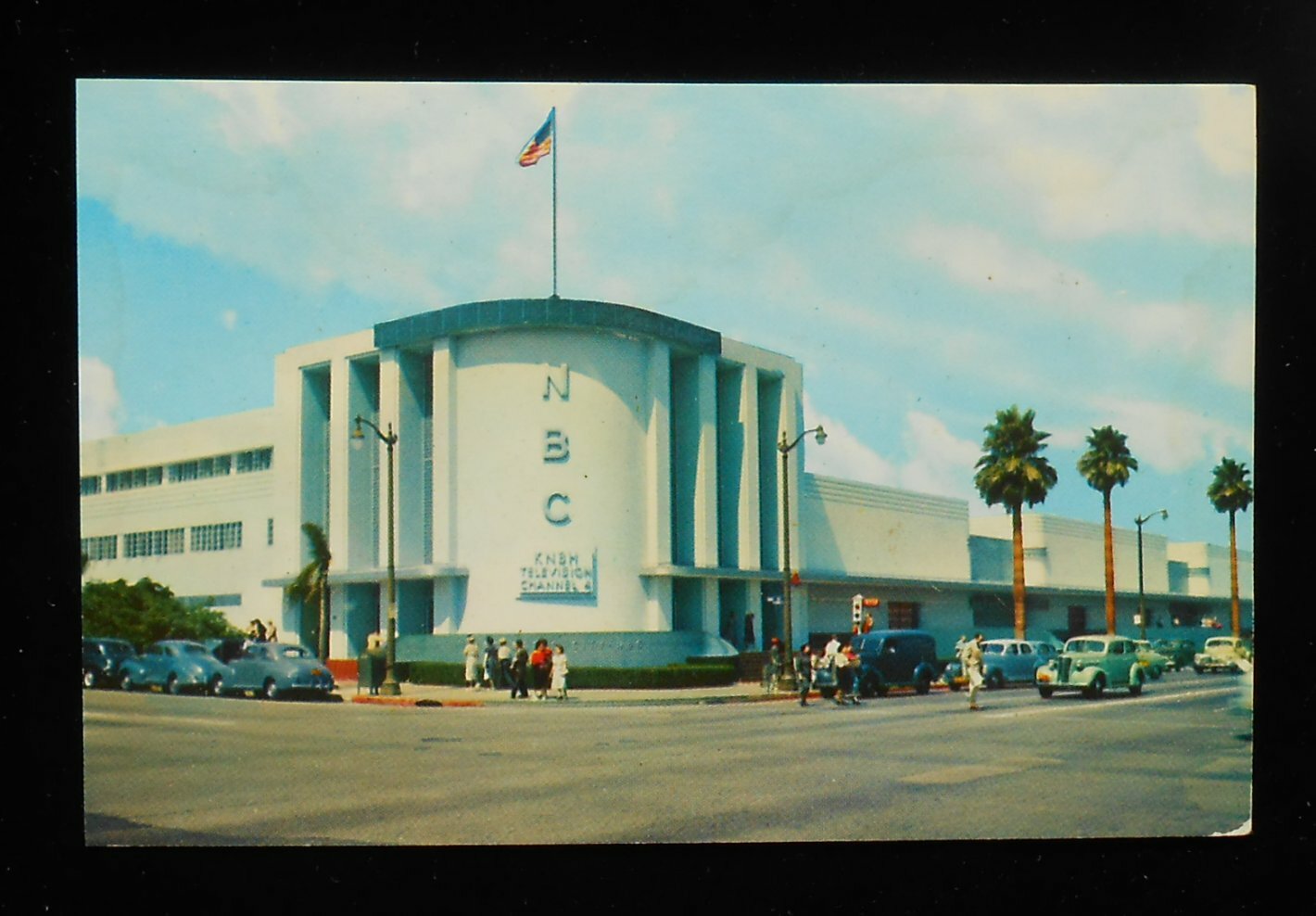 1940s National Broadcasting Company Studio NBC Old Cars Panel Truck ...