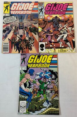 1985 Marvel GI JOE YEARBOOK #1 3 4 ~ various degrees of wear | eBay
