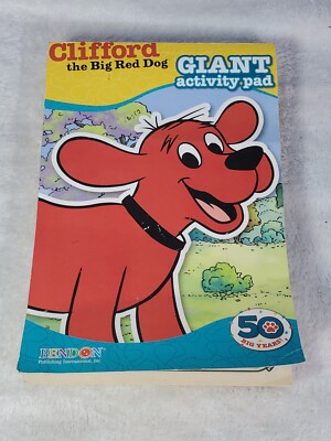 Clifford The Big Red Dog GIANT Activity Pad Scholastic Bendon ...