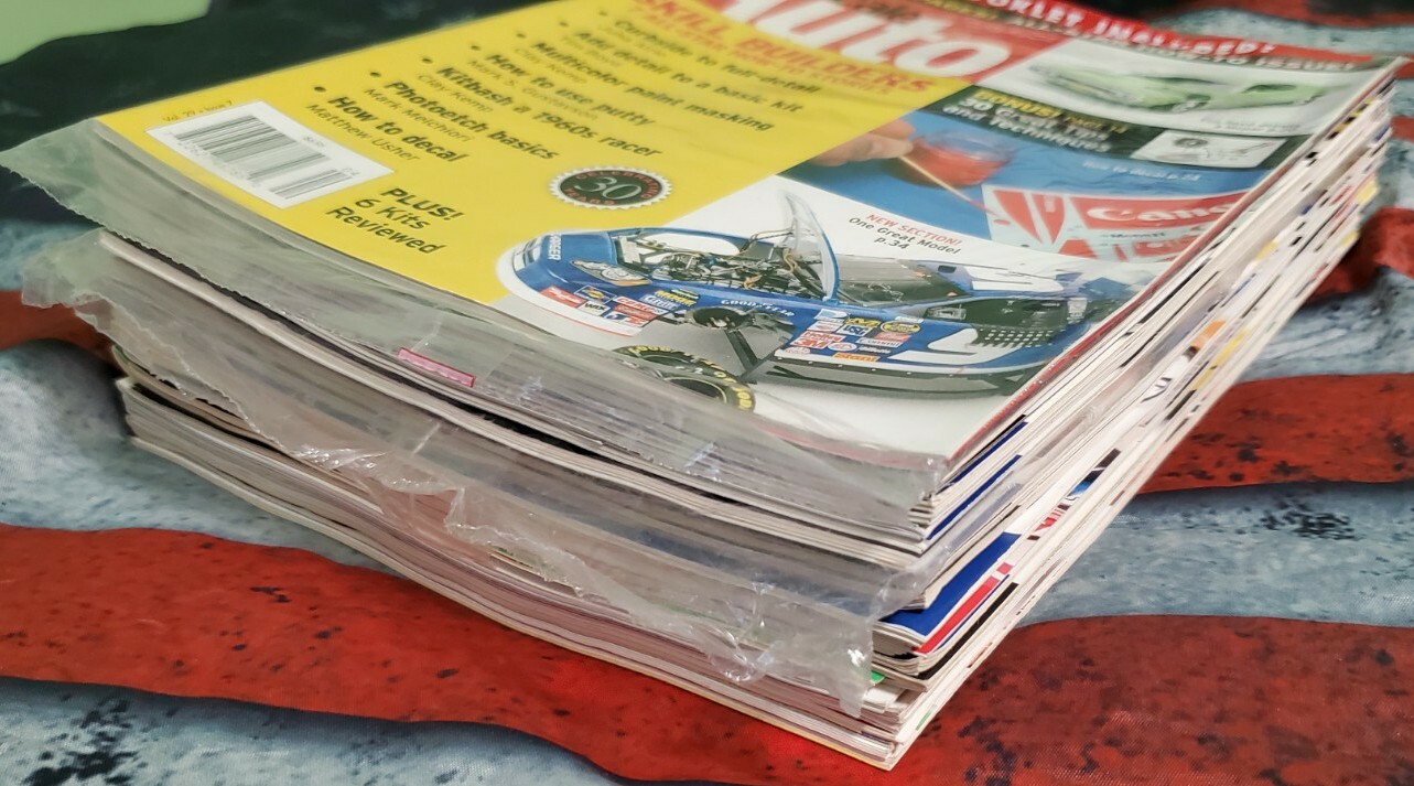 2006 to 2009 Lot Of 24 Scale Auto model Kit Magazines Mag Issues ...