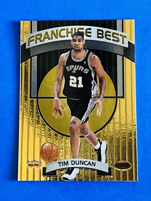 1998-99 Bowman’s Best Tim Duncan Spurs Franchise Best Insert Card #FB9 ...