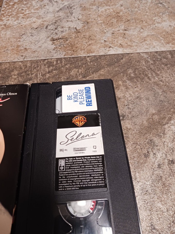 1997 Vintage Selena Movie VHS Tape Jennifer Lopez Tested 85391490937 | eBay