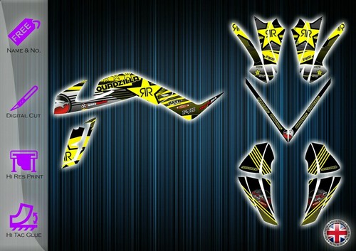 QUADZILLA 450 RS SPORT STICKERS - GRAPHICS KIT - RS450 DECALS ...