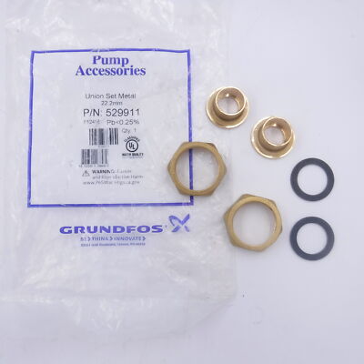 Grundfos 529911 GU 125 Bronze Union Flange Fitting Set 3/4" Solder | eBay