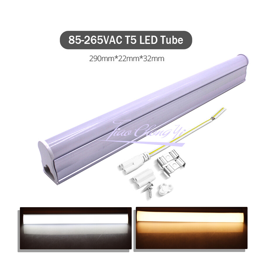 85-265V T5 LED Tube Integrated Light LED Fluorescent Tube Wall Lamp ...