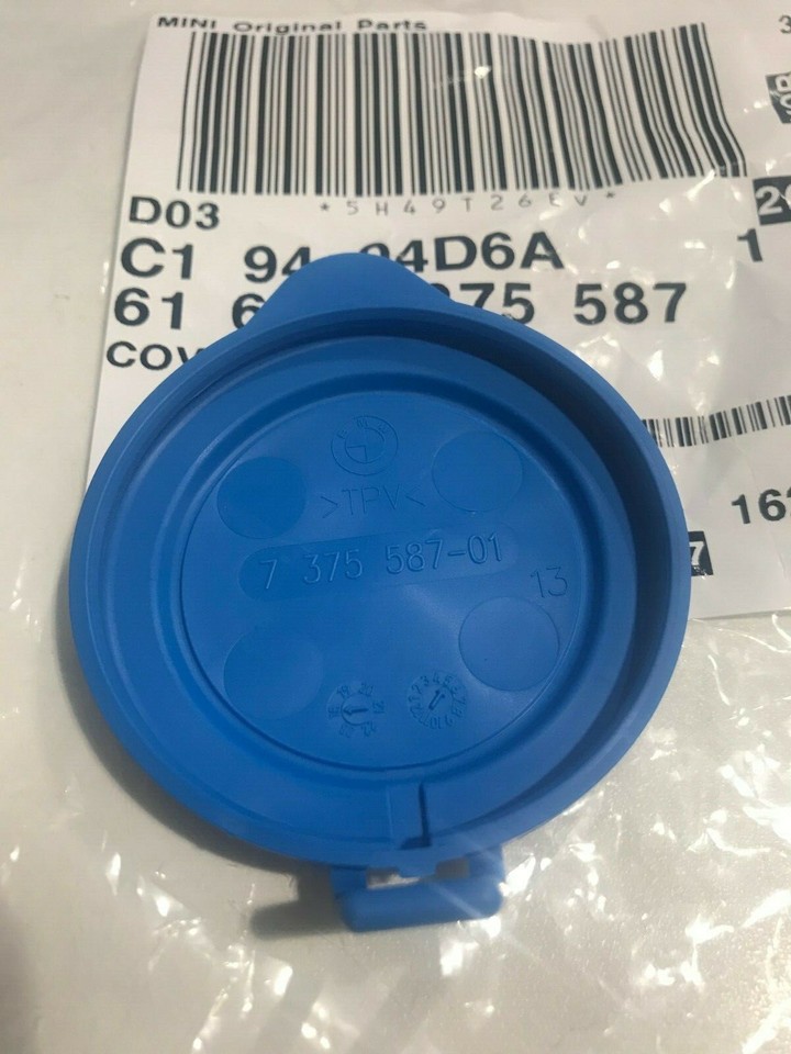 Genuine Mini + BMW R55 R56 R57 Windscreen Washer Reservoir Cap ...