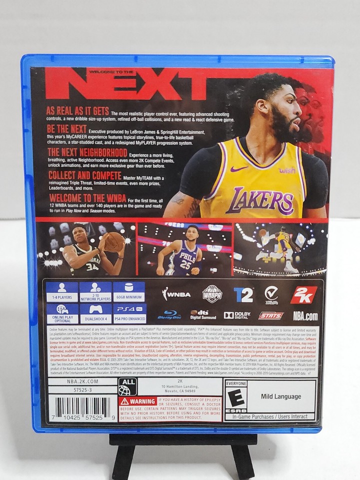 NBA 2K20 - PLAYSTATION 4 - VIDEO GAME BY TAKE 2 INTERACTIVE ...