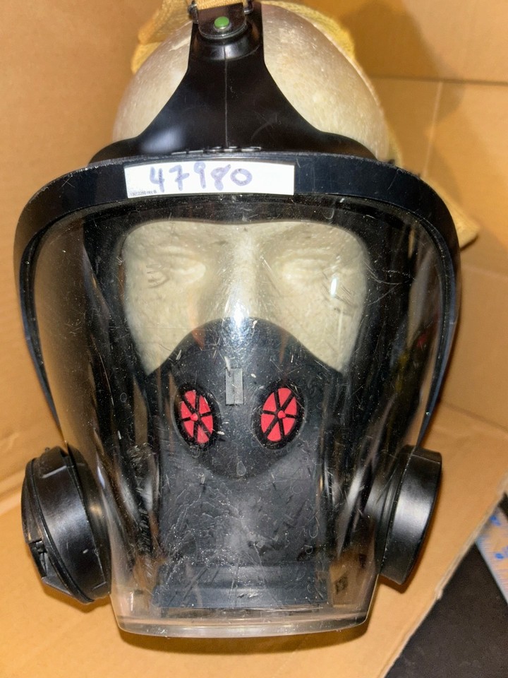SCOTT AV3000 Firefighter Mask w 5 Pt Made with Kevlar Head Net ...