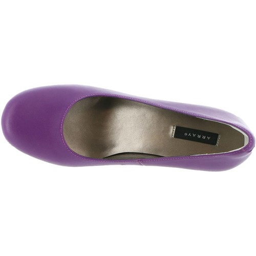 Array Womens Flatter Purple Low Kitten Heels Shoes 8.5 Wide (C,D,W ...