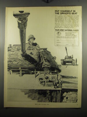 1967 Army National Guard Ad - Put yourself in the driver's seat | eBay