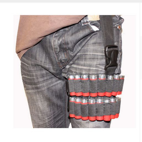 Tactical Ammunition Belt Military Ammo Bullet Army Leg Thigh Shotgun ...
