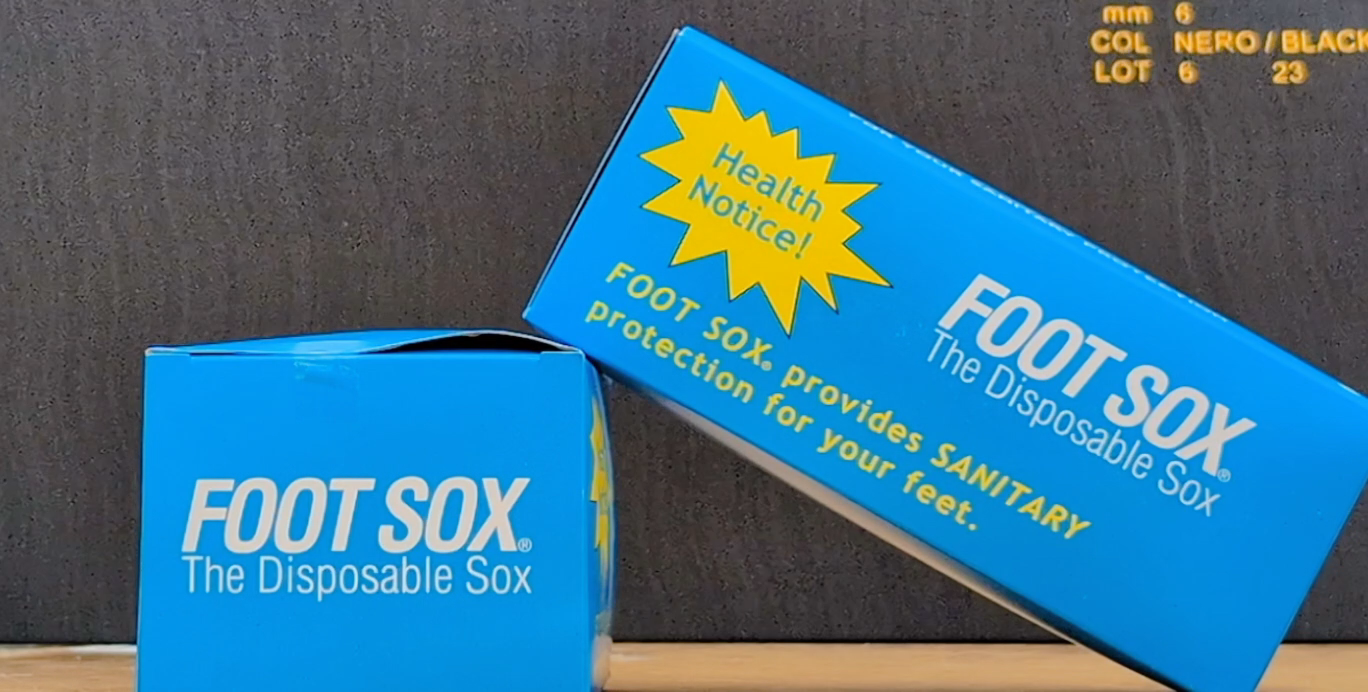 Foot Sox - The Disposable Sanitary Socks | Beige, Unisex (144 Sox/Box ...