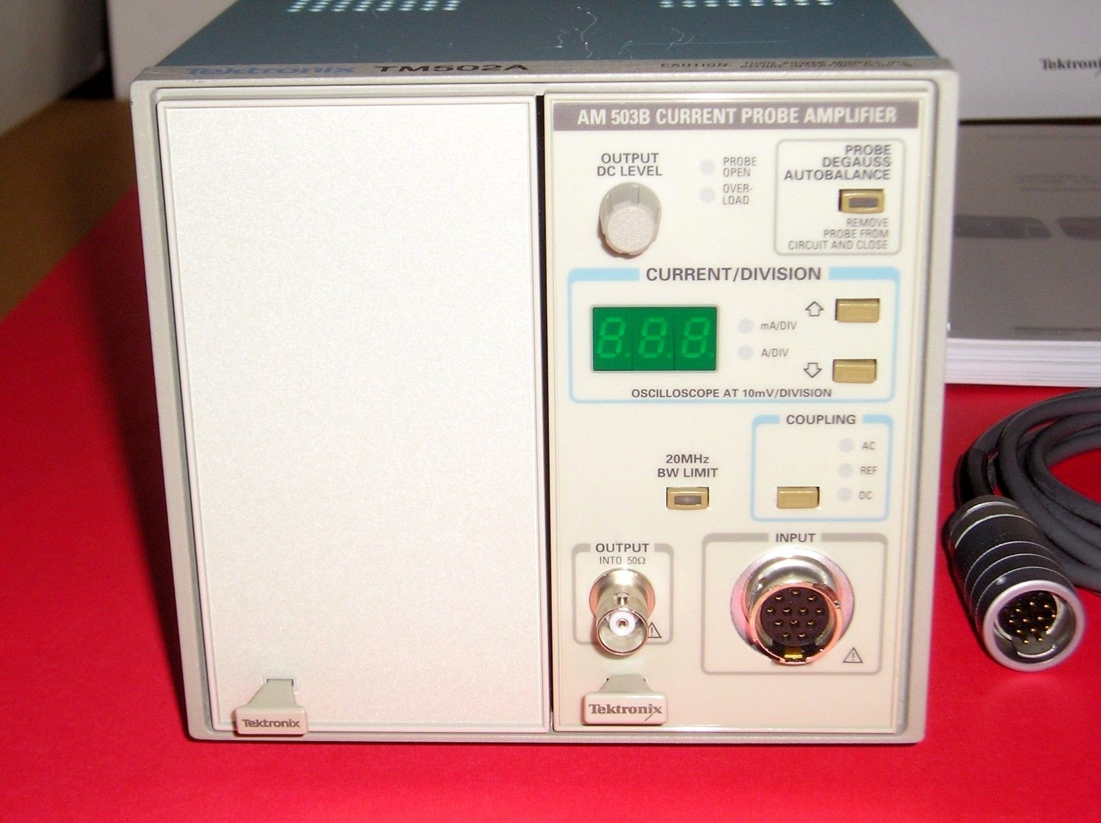 EXCELLENT Tektronix AM503S A6302/AM503B/TM502A Current Probe ...