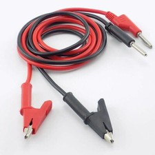 EX380465 Test lead red and black Structure four-wire Kelvin clips ...