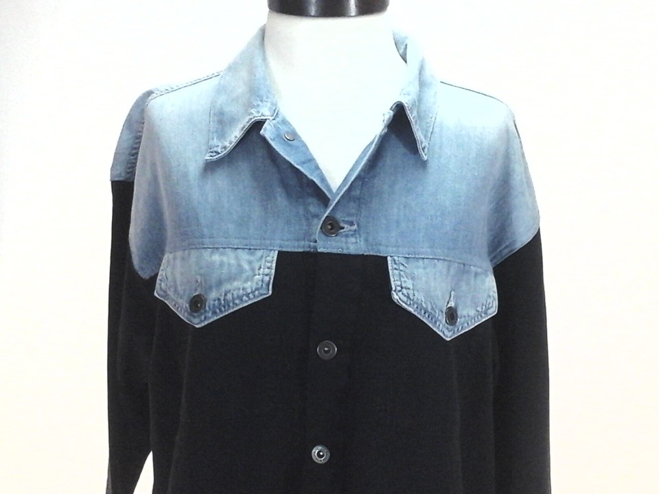 LEVI'S Made & Crafted Chore Coat Jacket Blue Black Colorblock M $228 ...