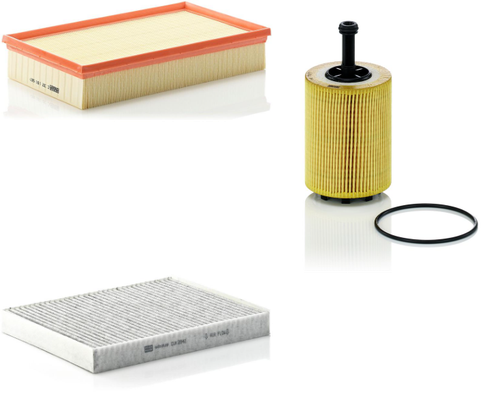 MANN-FILTER Air Oil Cabin Filter Service Kit fits VW Transporter 7HB ...