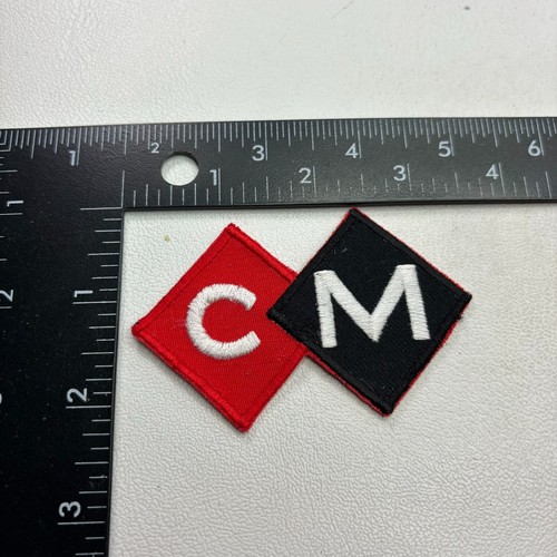 Unknown Letter Initials CM C. M. Patch 39AI | eBay