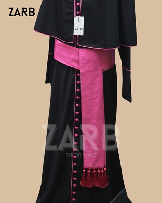 Clergy Cincture Sash with Tassels – Magenta, Purple, Red, Green, Black ...