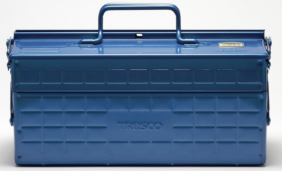 TRUSCO STEEL TOOL BOX (350x160x215mm) ST-350-B MADE IN JAPAN | eBay
