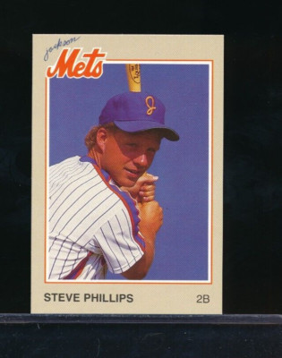 1987 Coca-Cola Jackson Mets #18 Steve Phillips Former GM high grade | eBay