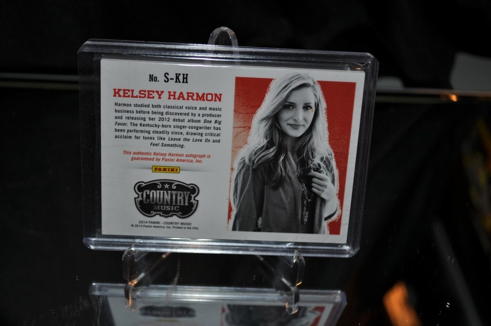 2014 Panini Country Music Autograph Trading Card Kelsey Harmon 72/333 | eBay