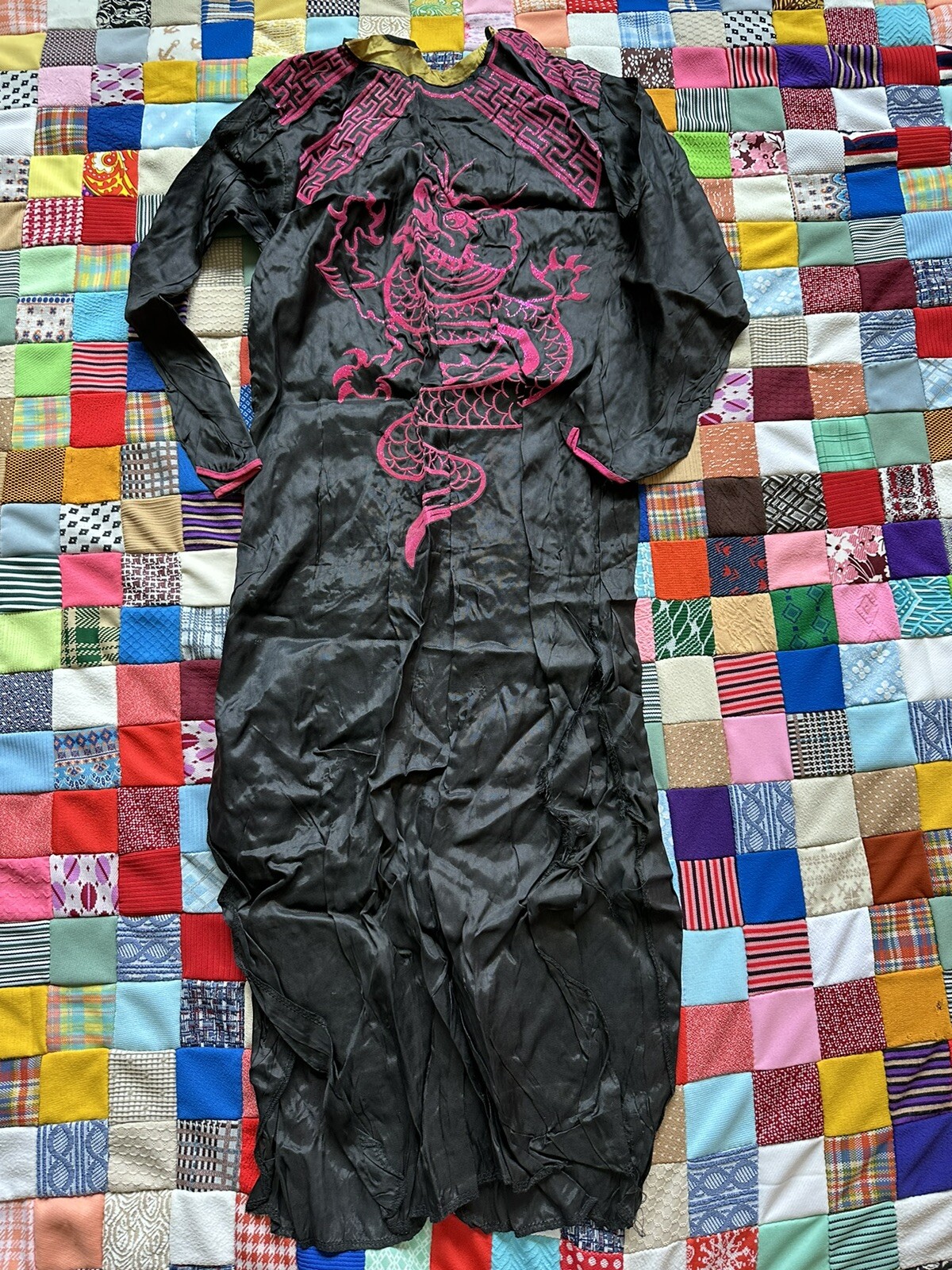 Kid’s Vintage Halloween 50s/60s Dragon Dress Fabric C… - Gem