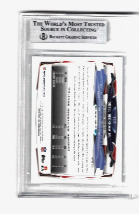 2014 Topps Chrome #117 Odell Beckham Jr. RC Rookie Card BGS 9 Pulsar ...