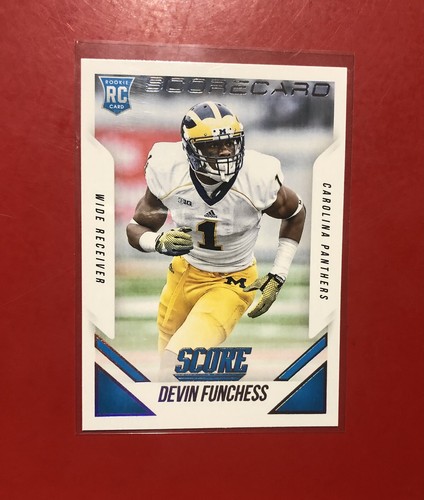 2015 Score Rookie Scorecard Devin Funchess #400 Rookie RC | eBay