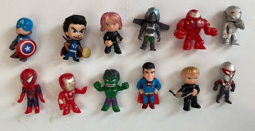Marvel Avengers Super Heroes Mini Action Figures Lot Of 12 | eBay