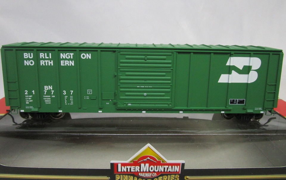 InterMountain HO Scale BN Burlington Northern 50' PS 5277 Cu Ft Box Car ...