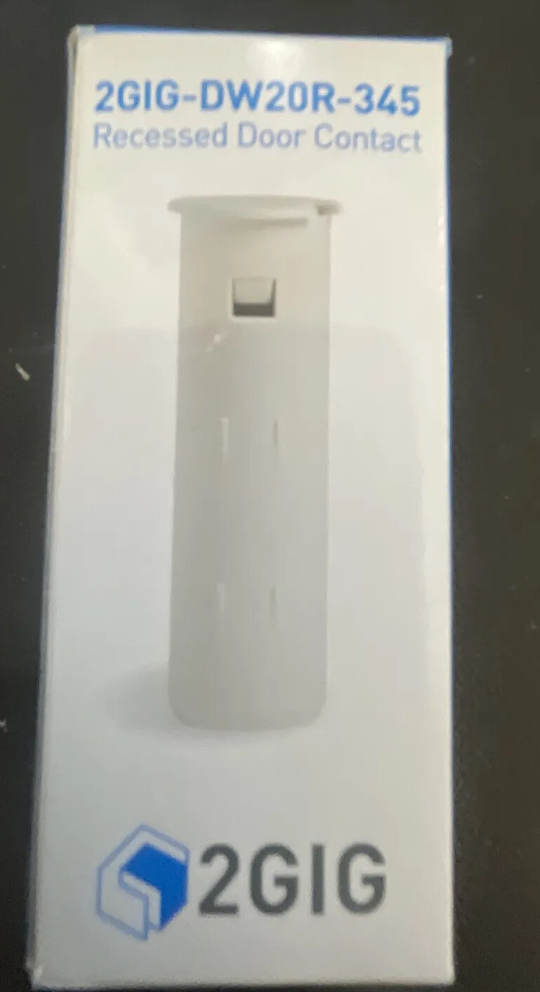 2GIG DW20R-345 Recessed Door/Window Contact Sensor, Brand New in ...