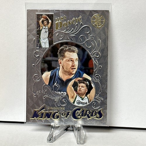 Luka Doncic 2021-22 Panini Illusions King Of Cards Silver NBA Dallas ...