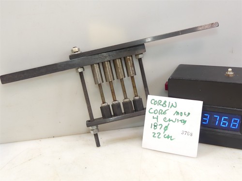 #3768 Corbin 4 cavity Core Swaging mold 187 dia. for 22 cal bullets | eBay