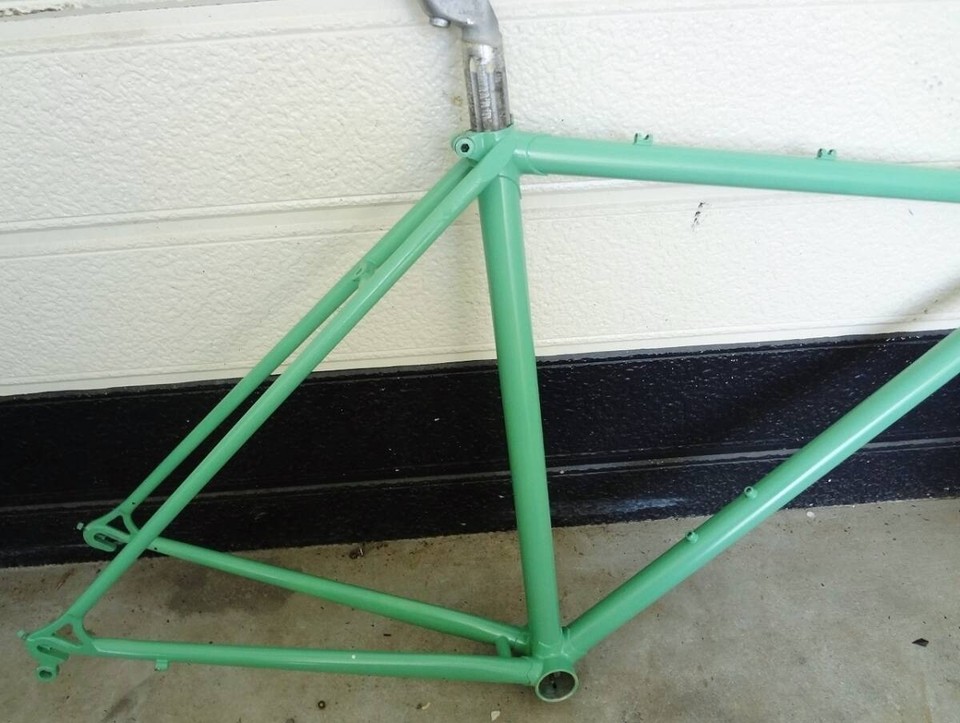 Chromoly Road Bike Frame Celeste Color USED | eBay