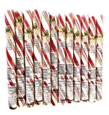 King Leo Giant Peppermint Sticks, 3.5 Ounces Each, RARE, 12 Pack New ...
