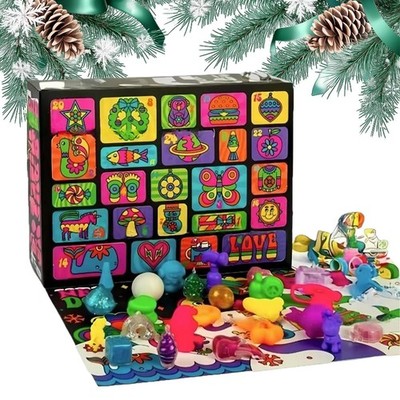 2025 Nee-Doh Advent Christmas Calendar 24 Days Countdown Figurine Desk ...
