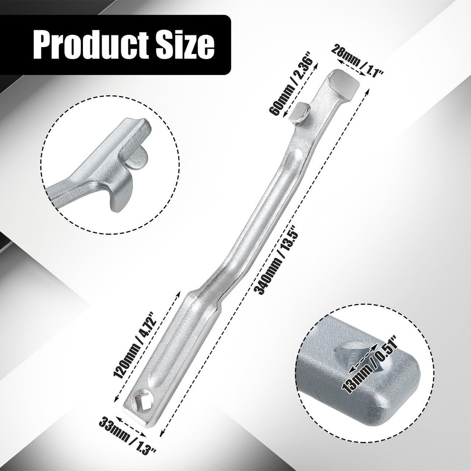 Universal Spanner Extender Extension Wrench Power Bar Tool Bar 335mm 1/ ...