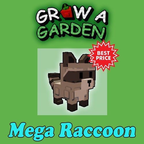 Mega Raccoon - Grow a Garden Roblox | PETS | Cheap & Fast Delivery | eBay