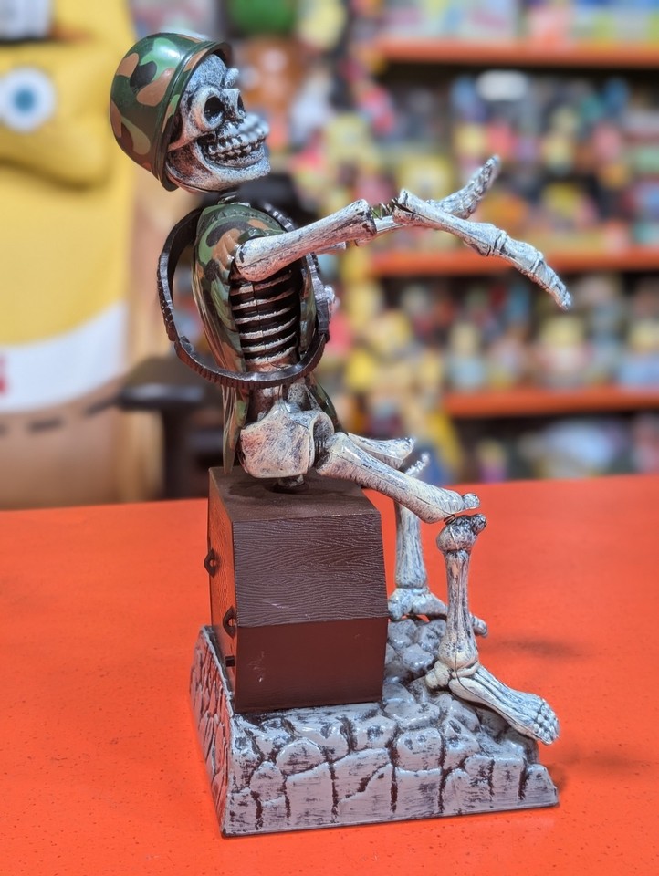 Boogie Bones Halloween Skeleton on tombstone moves to Shake it Baby FTC ...