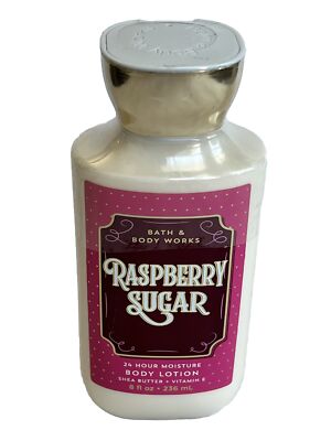 1 BATH & BODY WORKS Raspberry Sugar NOURISHING BODY LOTION 8 FL OZ NEW ...
