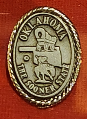 Oklahoma The Sooner State Pin | eBay